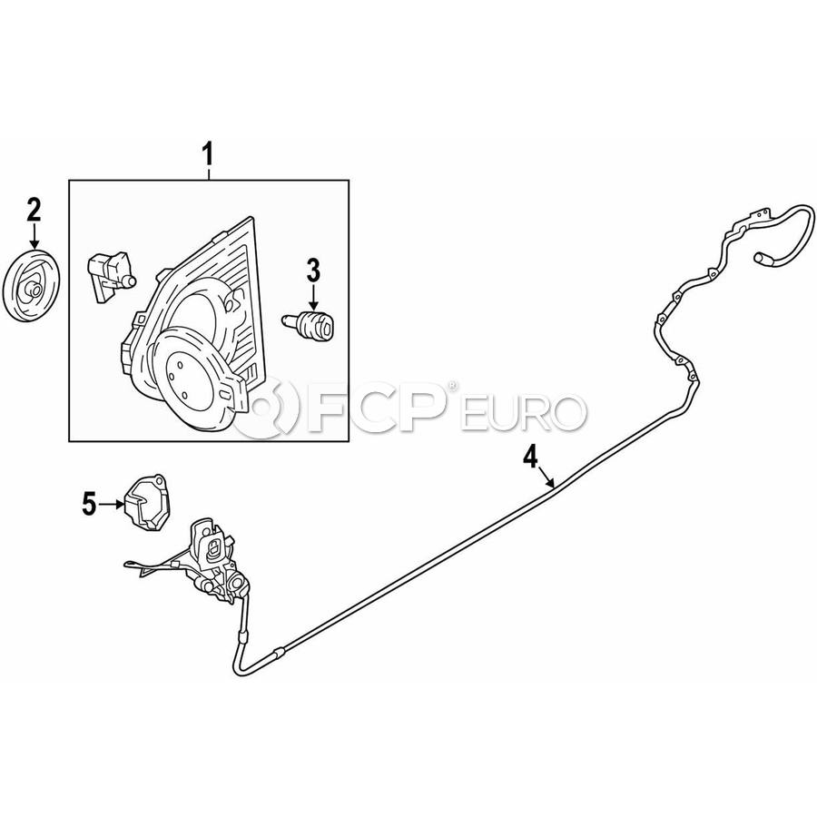 Mini Hybrid Charging Port Assembly - Genuine Mini 61128482295 | FCP Euro