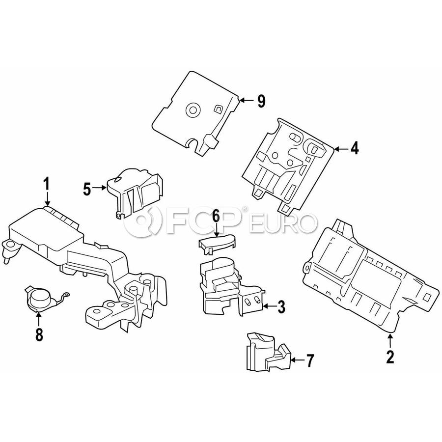 BMW Fuse and Relay Center - Genuine BMW 61146841550 | FCP Euro