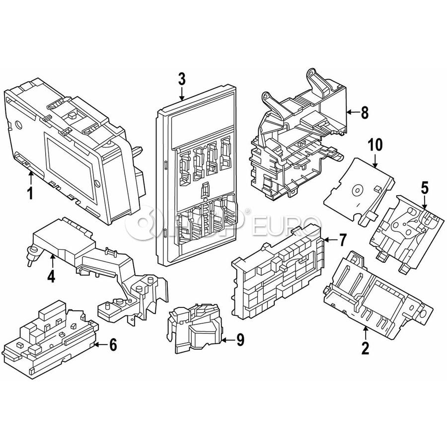 BMW Fuse and Relay Center - Genuine BMW 61146994419 | FCP Euro