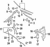 Mini Windshield Washer Hose T Connector Parts | FCP Euro
