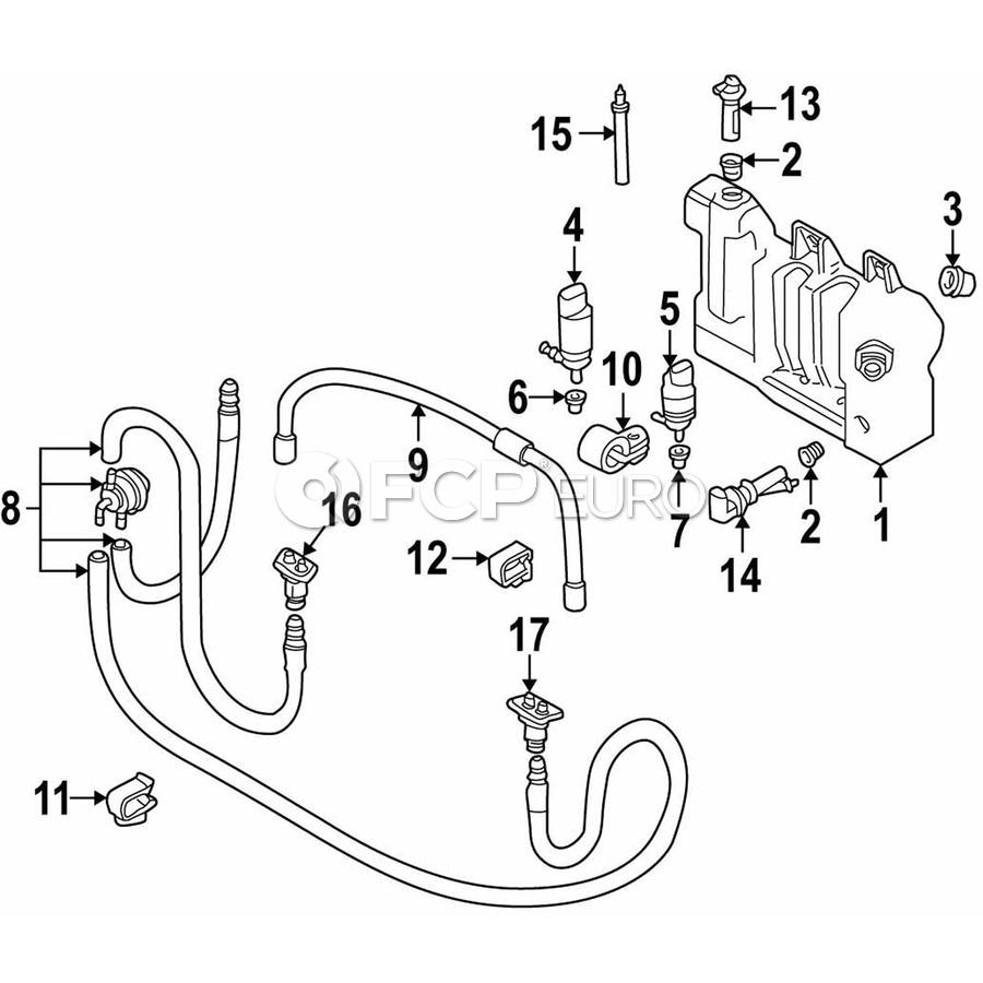 BMW Hose Line - Genuine BMW 61668361046 | FCP Euro