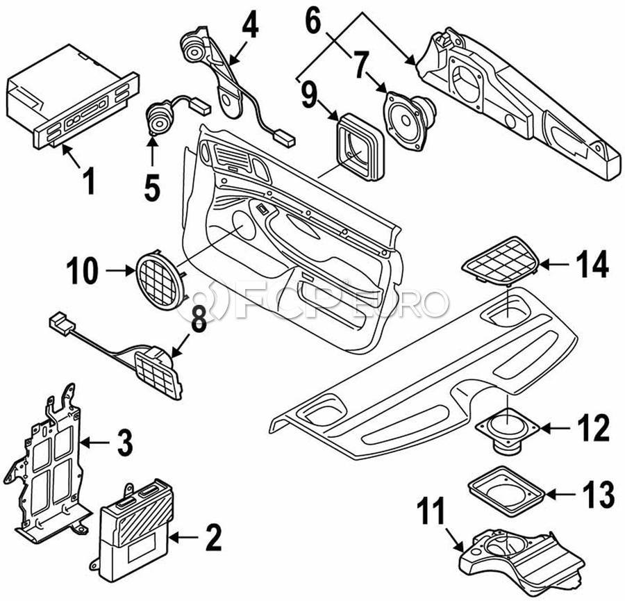 BMW Loudspeaker (TopHifiSystem) - Genuine BMW 65138369069 | FCP Euro