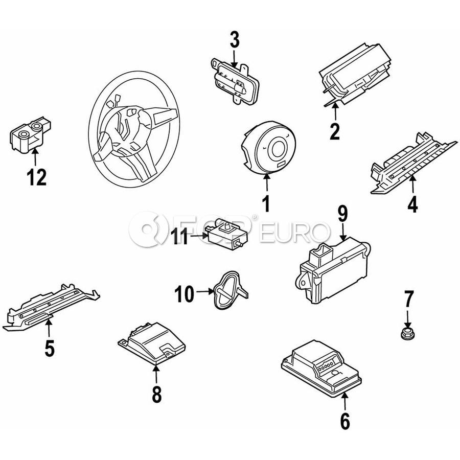 BMW Air Bag Module - Genuine BMW 72127016809 | FCP Euro