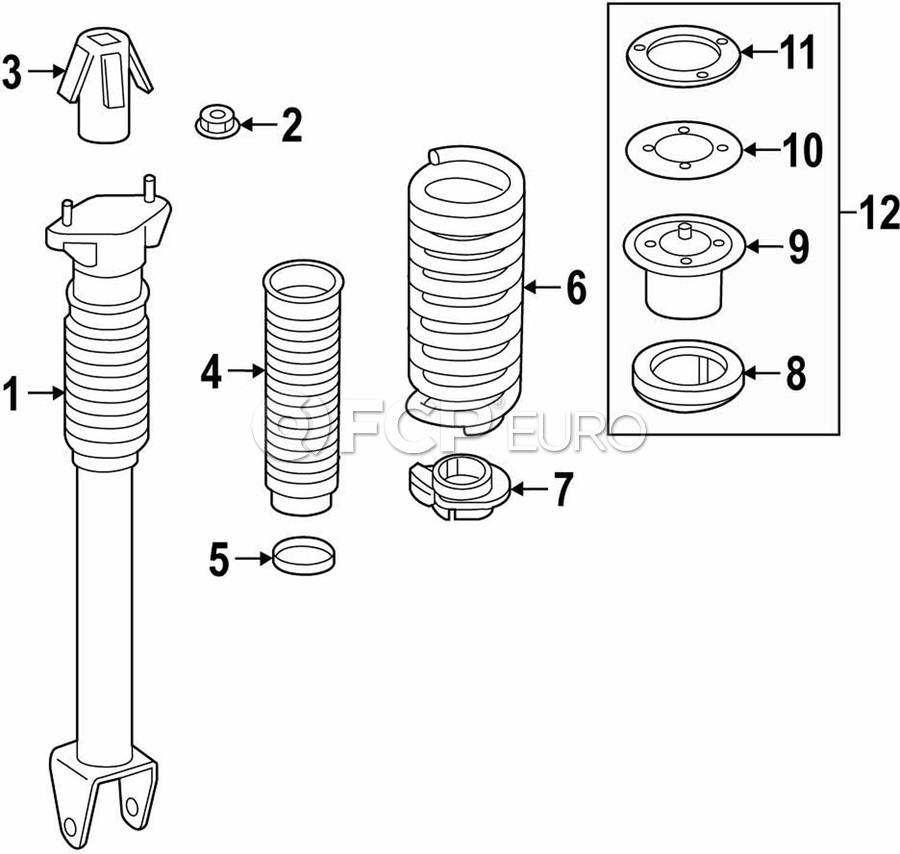 Mercedes Shock Absorber Nut - Genuine Mercedes 000000005277 | FCP Euro