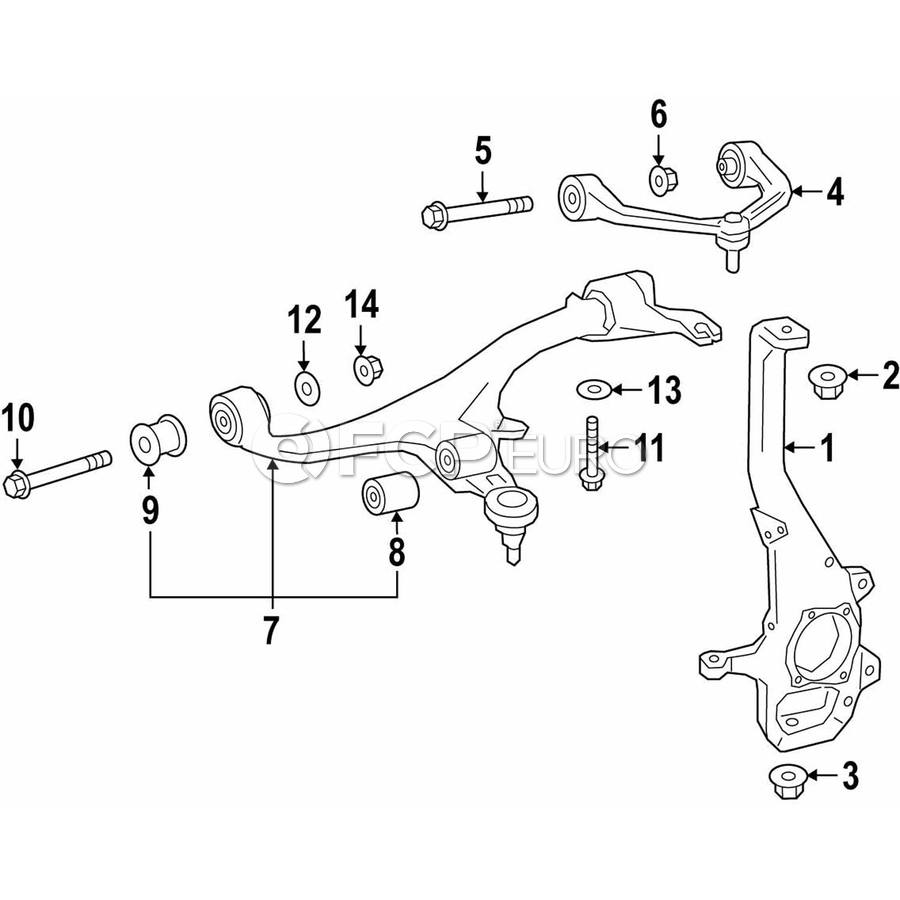Mercedes Suspension Control Arm Bolt - Genuine Mercedes 0009902619 ...