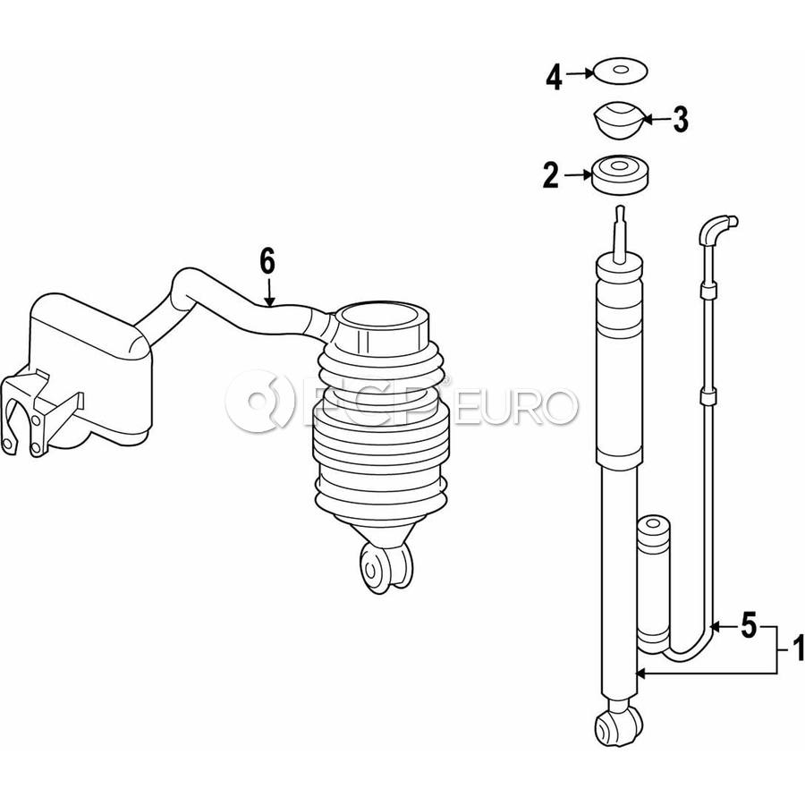 Mercedes Suspension Air Spring - Genuine Mercedes 211320152580 | FCP Euro
