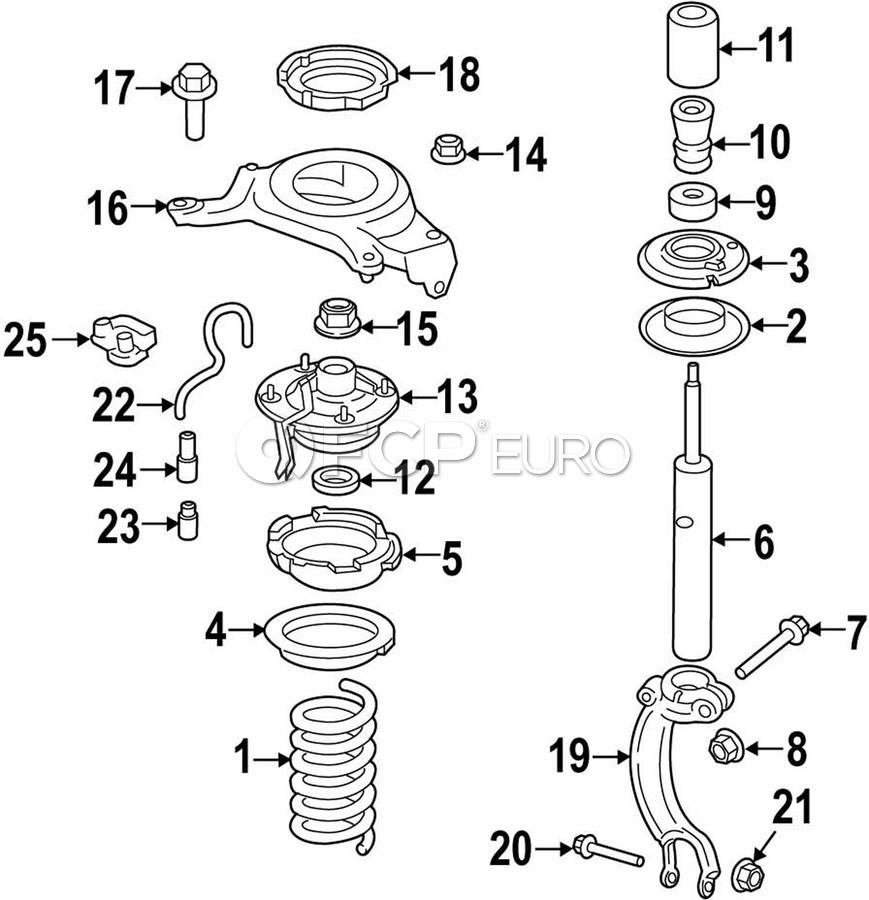 Porsche Coil Spring Spacer - Genuine Porsche 95B412109 | FCP Euro