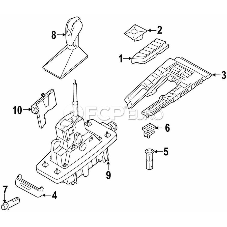 Porsche Electronic Parking Brake Control Switch - Genuine Porsche ...