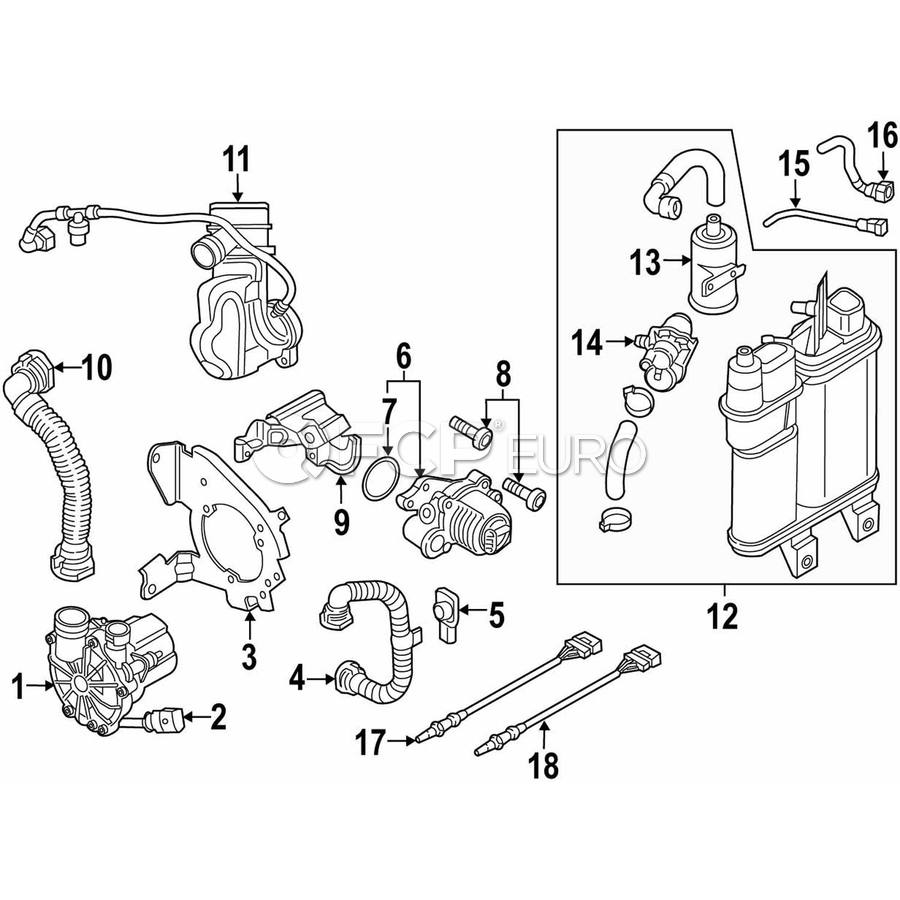 Audi VW Secondary Air Injection Pump - Genuine Audi VW 04E131333B | FCP ...