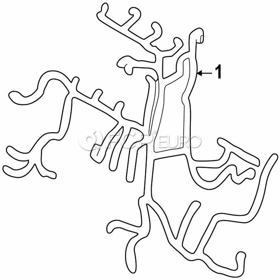 Volkswagen Engine Wiring Harness - Genuine VW 05E972610Q | FCP Euro