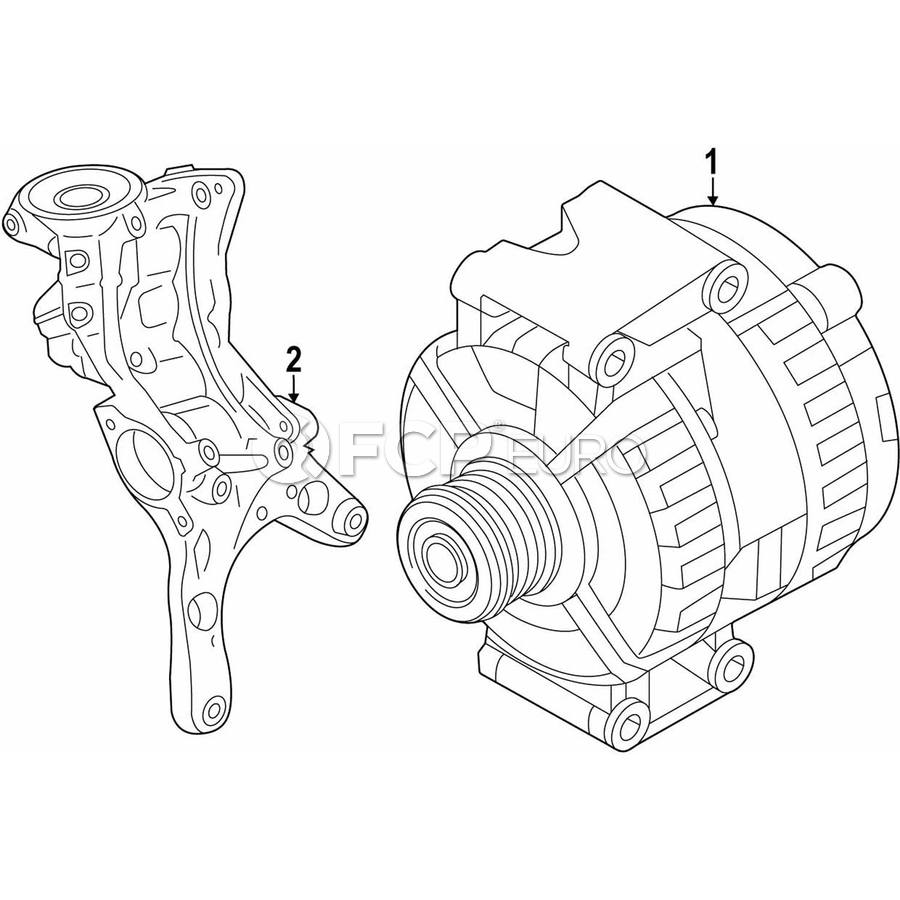 Audi VW Alternator - Genuine Audi VW 06K903026CX | FCP Euro