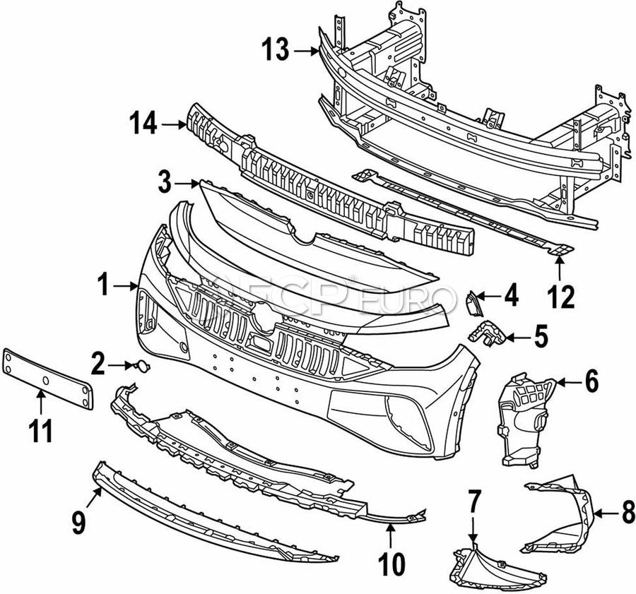 Volkswagen Brake Air Duct - Genuine VW 11A805826A | FCP Euro