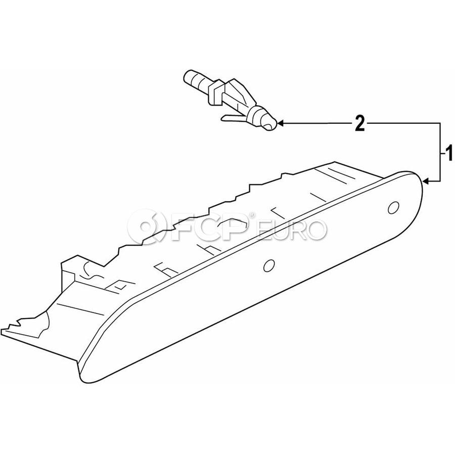 Volkswagen Center High Mount Stop Light - Genuine VW 3CN945087 | FCP Euro