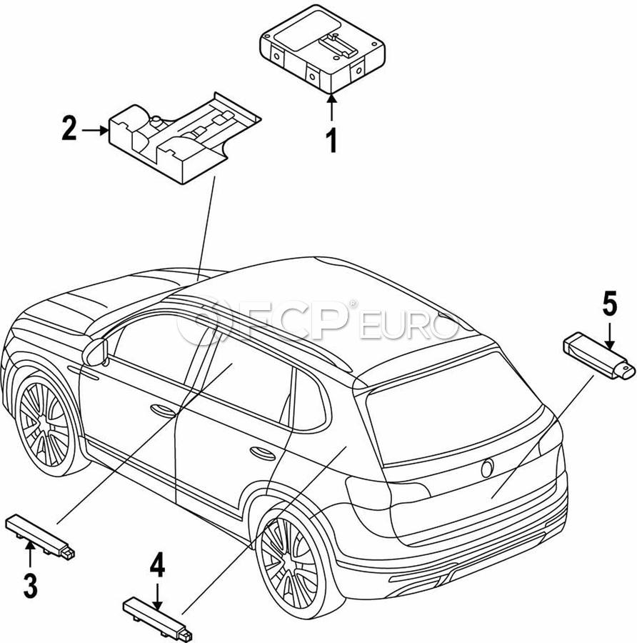 Audi VW Keyless Entry Module - Genuine Audi VW 3Q0959435M | FCP Euro