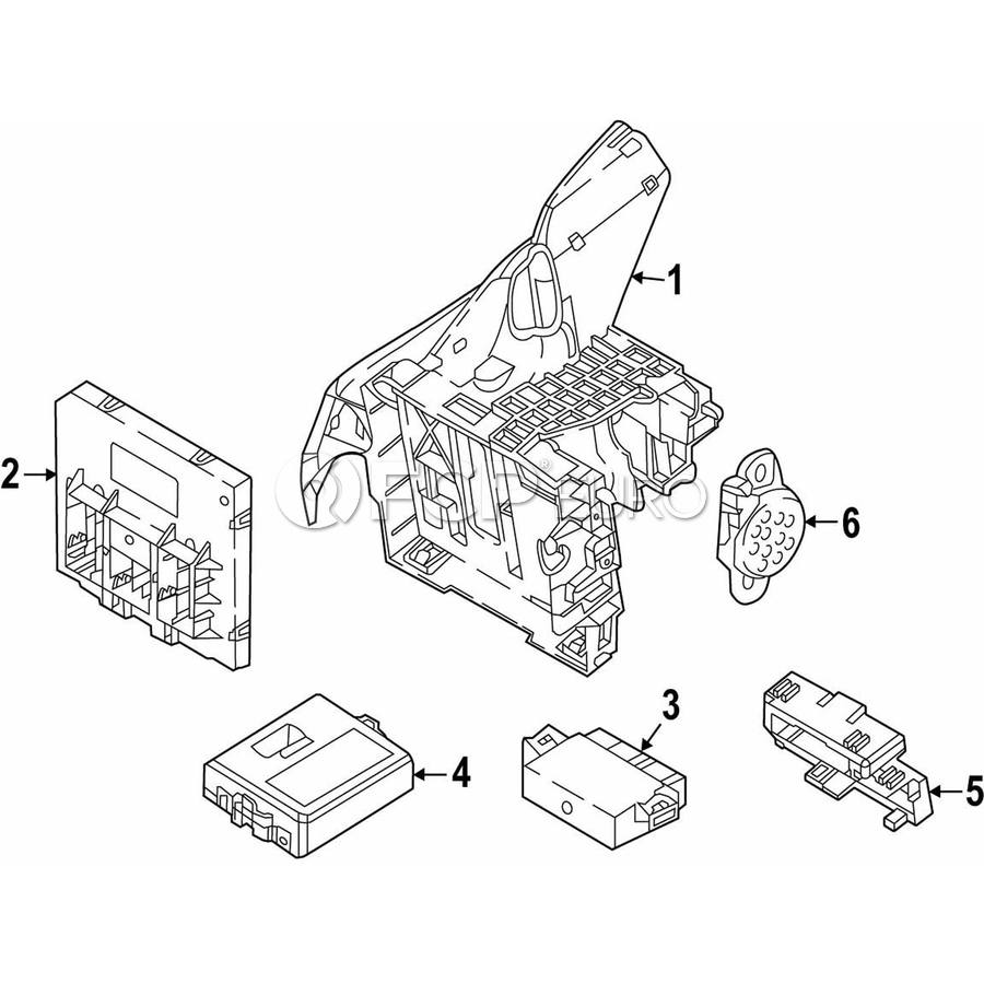 Volkswagen Vehicle Power Control Module - Genuine VW 5Q0937087BH | FCP Euro