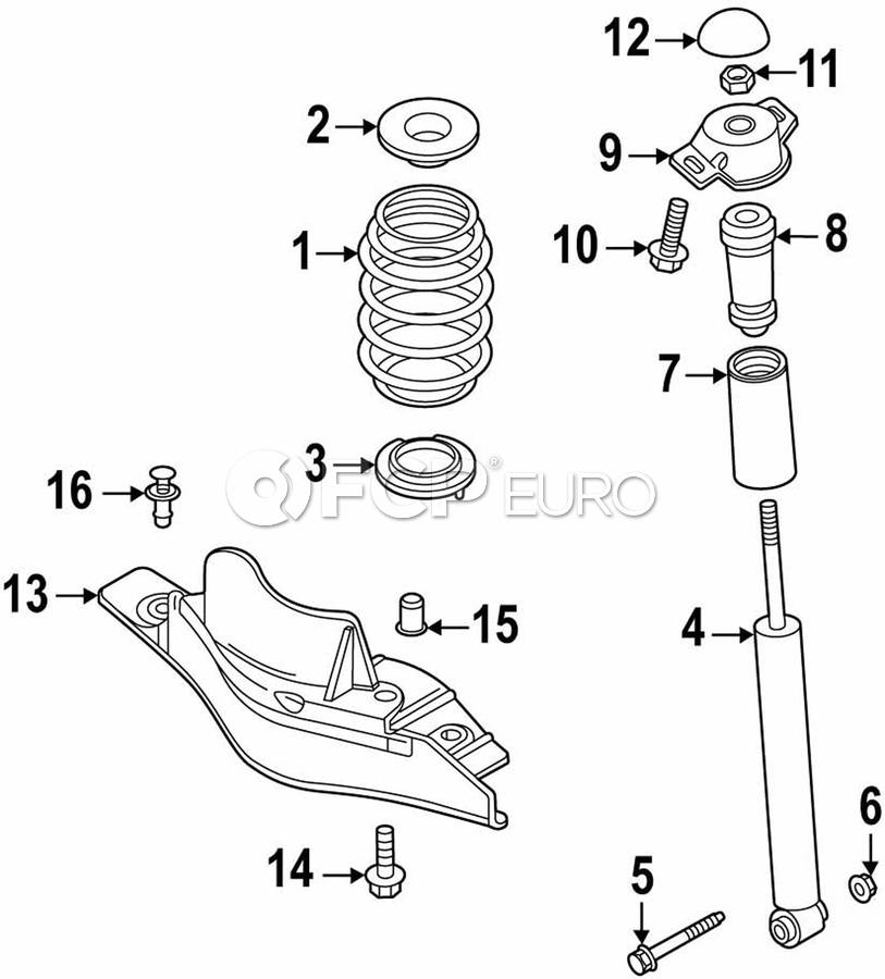 Audi Shock Absorber - Genuine Audi 5QF513049CM | FCP Euro
