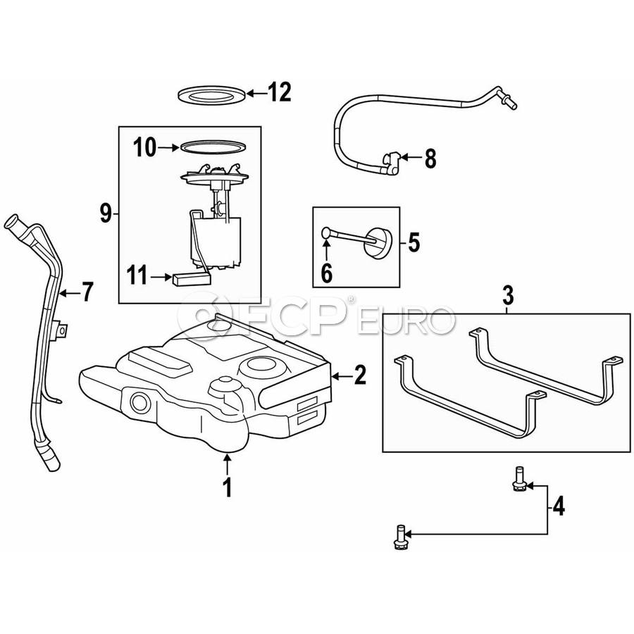 Volkswagen Electric Fuel Pump - Genuine VW 7B0919051A | FCP Euro