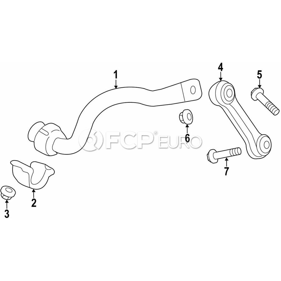 Audi Suspension Stabilizer Bar Bracket - Genuine Audi 80A411336 | FCP Euro