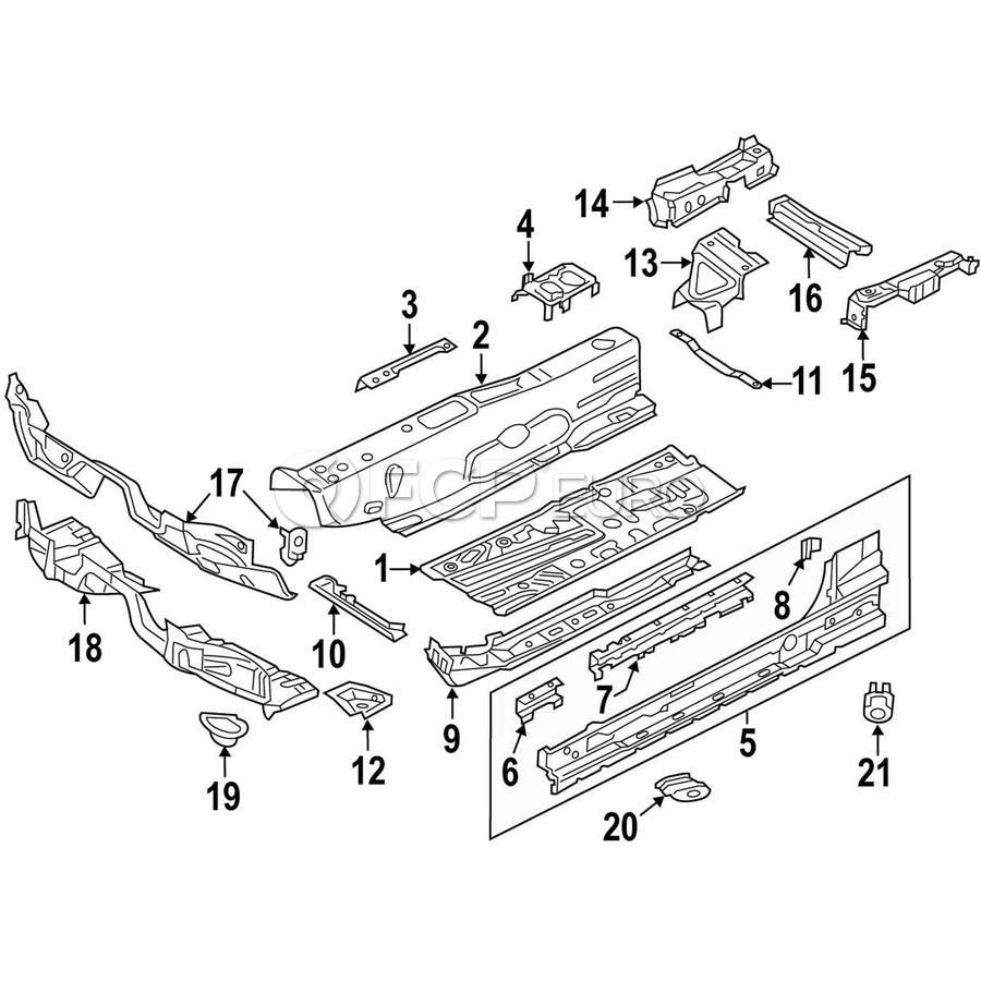 Audi Jack Pad - Genuine Audi 8V0802847A | FCP Euro