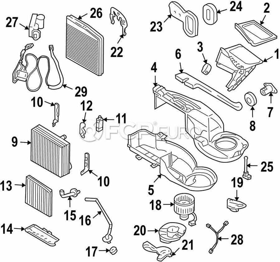 Volvo A/C Expansion Valve Rear (XC90) - Genuine Volvo 31250811 | FCP Euro