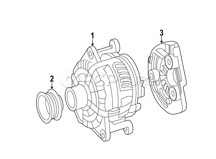 Mercedes Alternator Cable Cap - Genuine Mercedes 0001545504 | FCP Euro