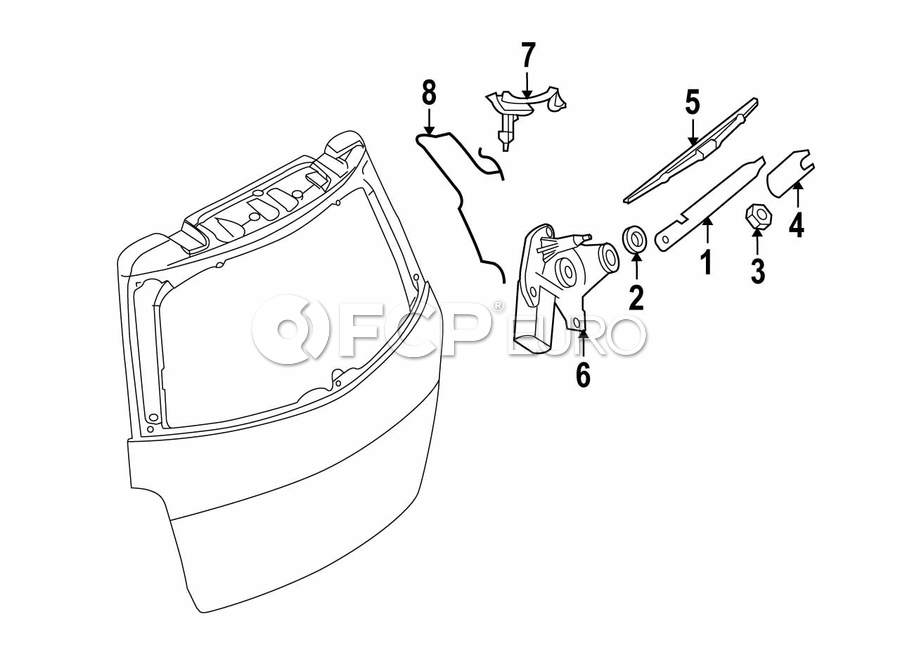 Mercedes Back Glass Washer Nozzle - Genuine Mercedes 2048601647 | FCP Euro