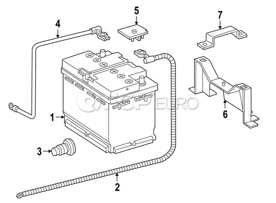 Mercedes Battery Cable - Genuine Mercedes 4635401541 | FCP Euro