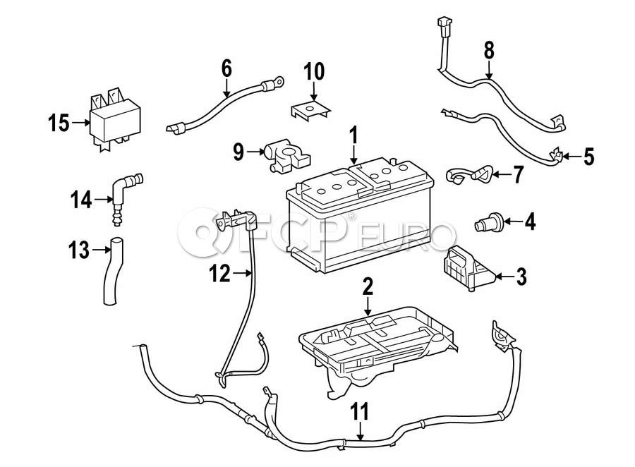 Mercedes Battery Cable Terminal End - Genuine Mercedes 9065460044 | FCP ...