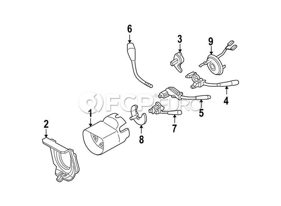 Mercedes Steering Column Control Switch - Genuine Mercedes 0005453122 ...