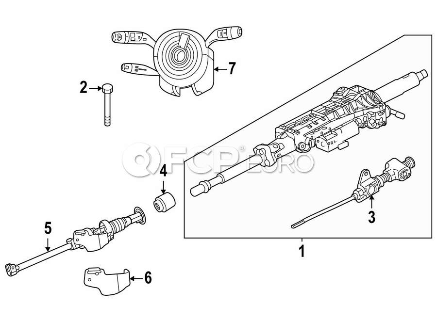 Mercedes Steering Coupling Boot - Genuine Mercedes 1974600096 | FCP Euro