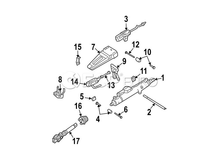 Mercedes Steering Coupling Boot - Genuine Mercedes 2114600596 | FCP Euro