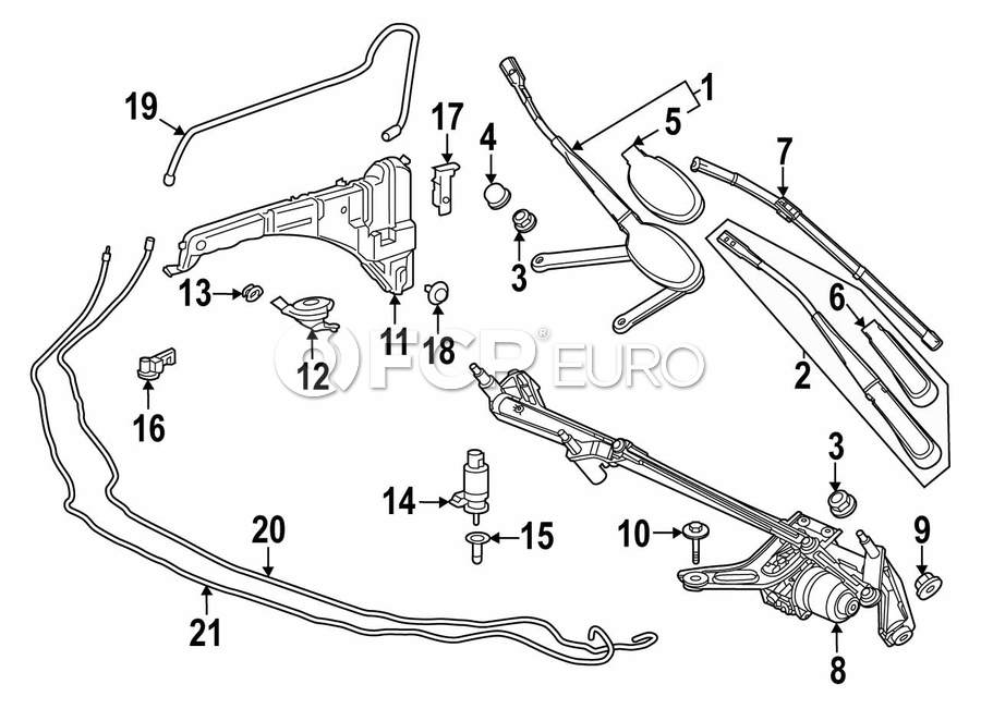 Mercedes Washer Fluid Reservoir - Genuine Mercedes 2478690400 | FCP Euro