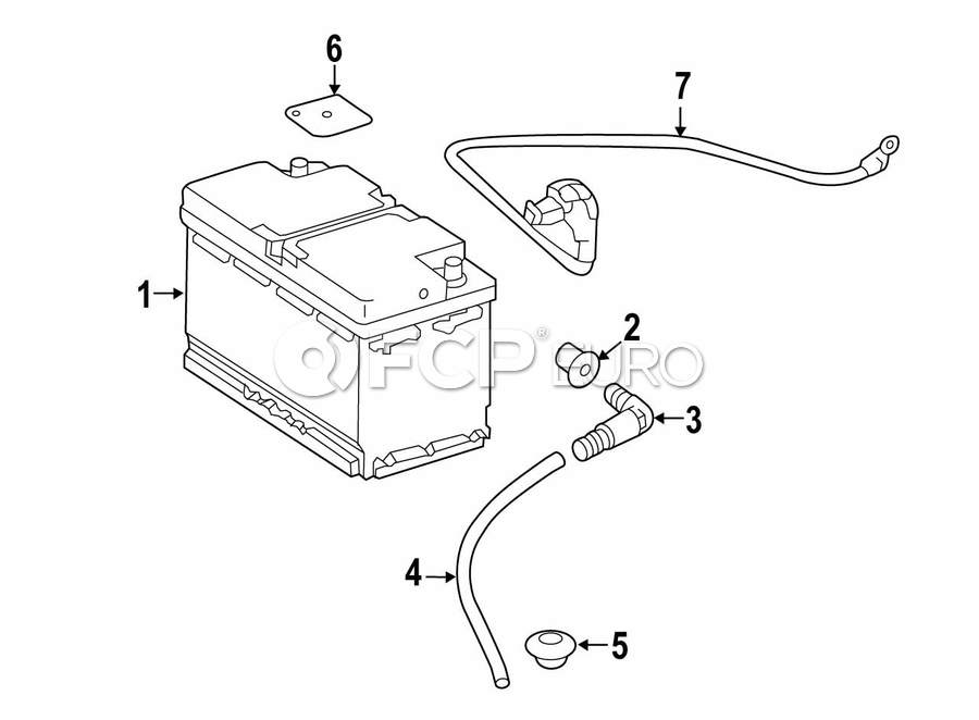 Mercedes Battery Cable - Genuine Mercedes 0009057909 | FCP Euro