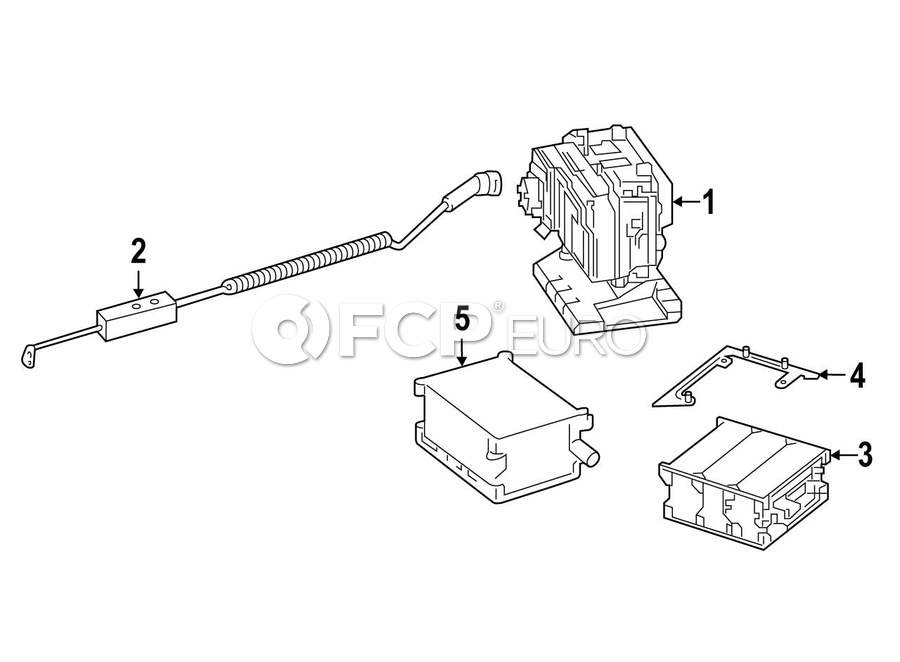Mercedes Drive Motor Inverter Bracket - Genuine Mercedes 2055454900 ...