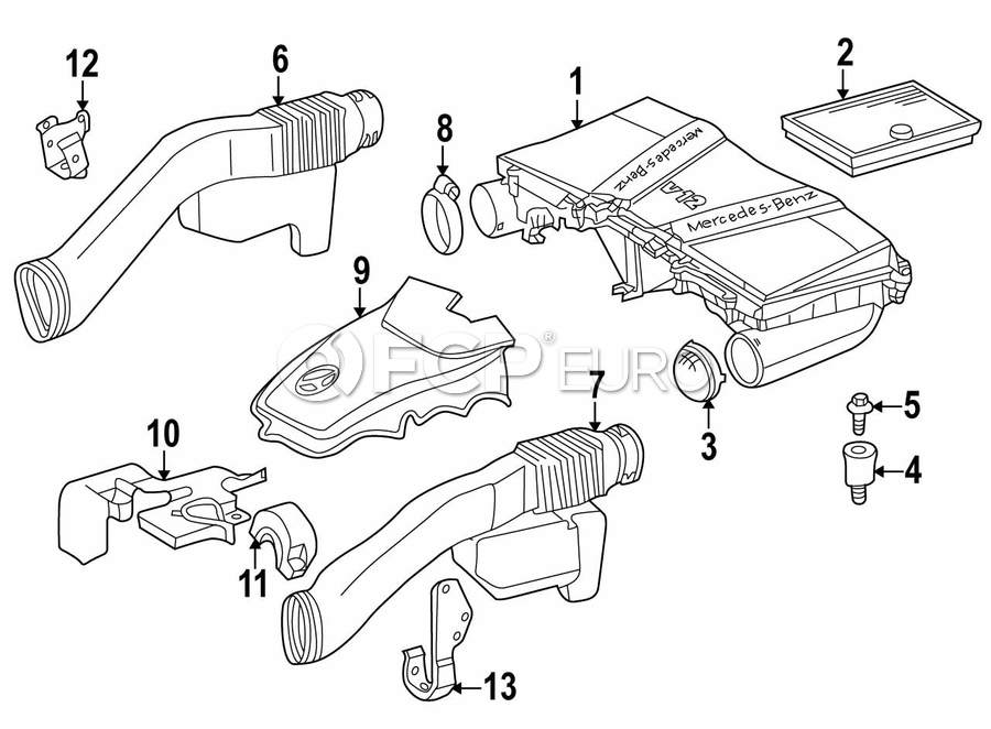 Mercedes Engine Cover - Genuine Mercedes 1370100367 | FCP Euro