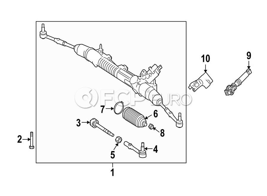 Mercedes Rack and Pinion Assembly - Genuine Mercedes 221460490084 | FCP ...