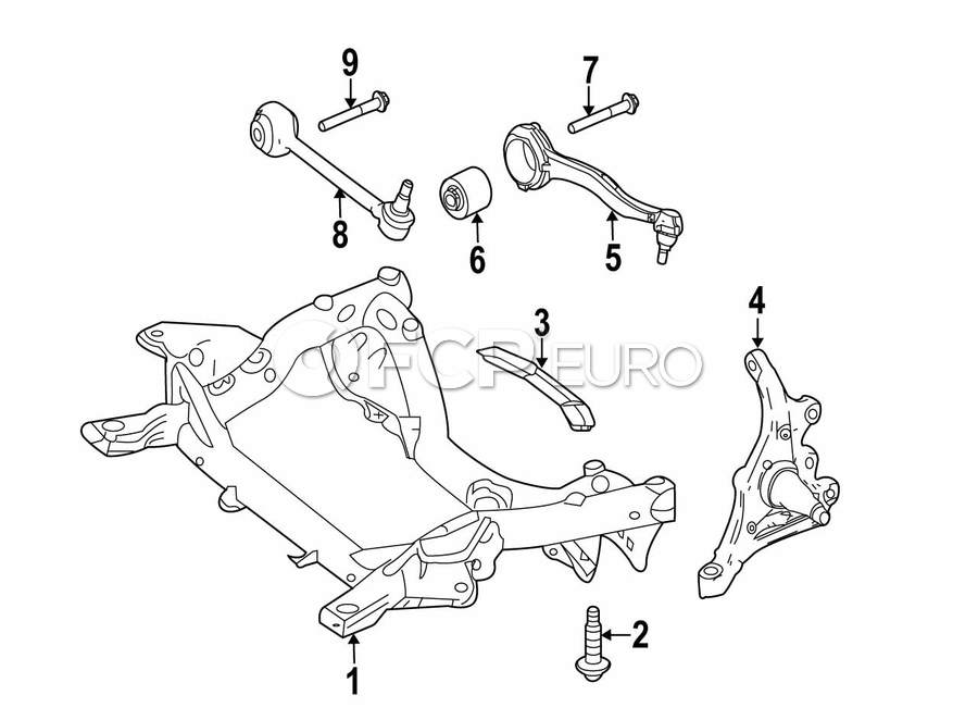 Mercedes Steering Knuckle - Genuine Mercedes 1723320200 | FCP Euro