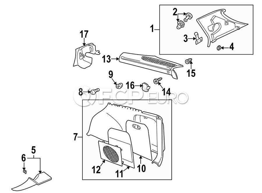Saab Coat Hook - Genuine Saab 12767327 | FCP Euro