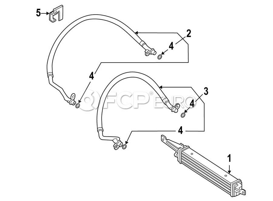 Saab Engine Oil Cooler Line - Genuine Saab 12778196 | FCP Euro
