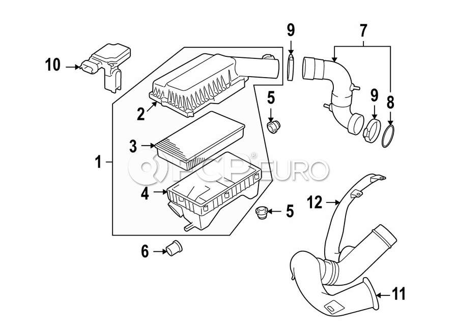 Saab Engine Air Intake Hose - Genuine Saab 12795148 | FCP Euro