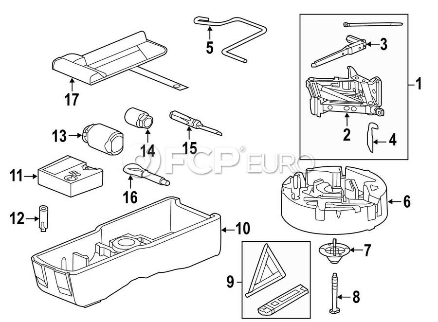 Saab Multi Purpose Tool Set - Genuine Saab 12824910 | FCP Euro