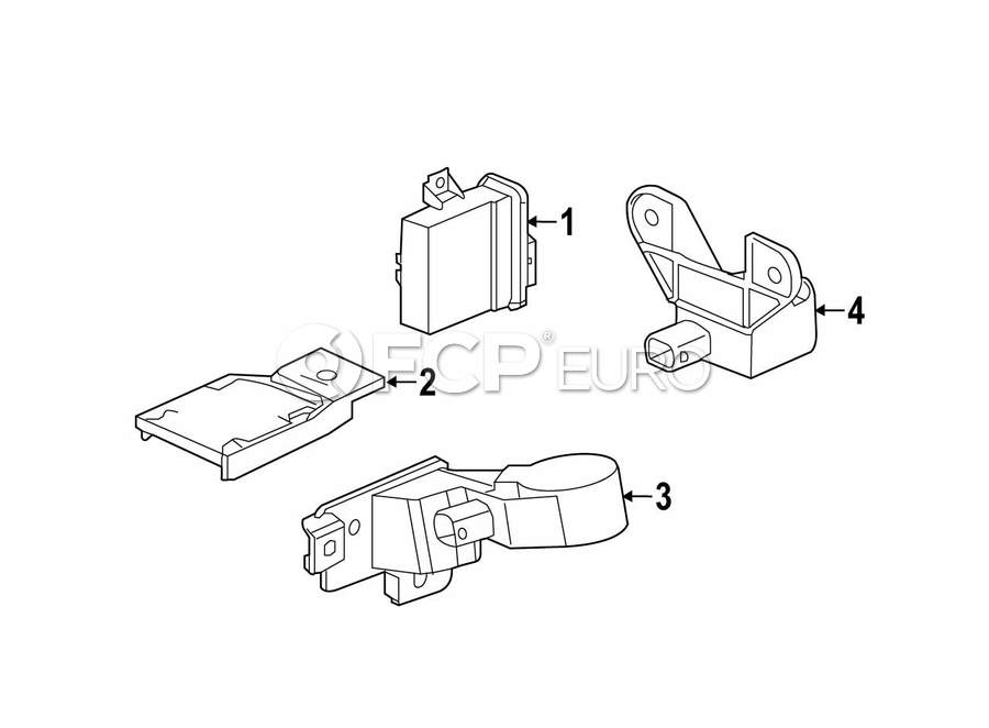 Saab Headlight Control Module Bracket - Genuine Saab 20984732 | FCP Euro