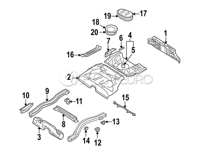 Saab Frame Stiffener - Genuine Saab 32007495 | FCP Euro