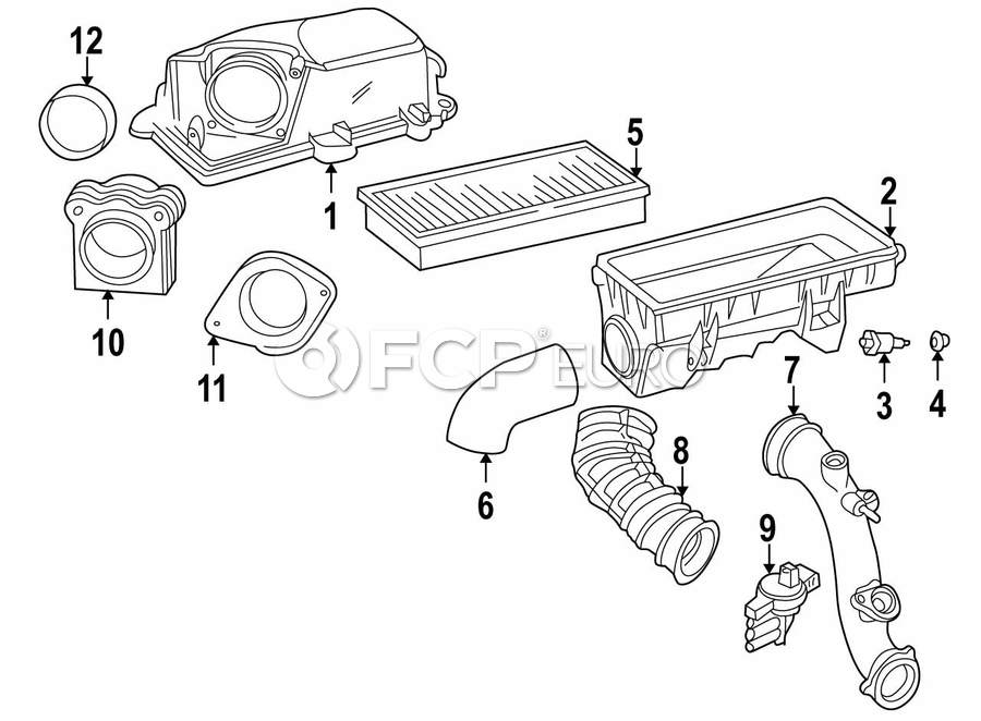 Saab Mass Air Flow Sensor Bracket - Genuine Saab 4876090 | FCP Euro