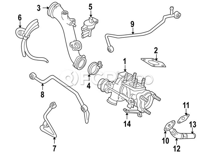 Saab Turbocharger - Genuine Saab 55559825 | FCP Euro