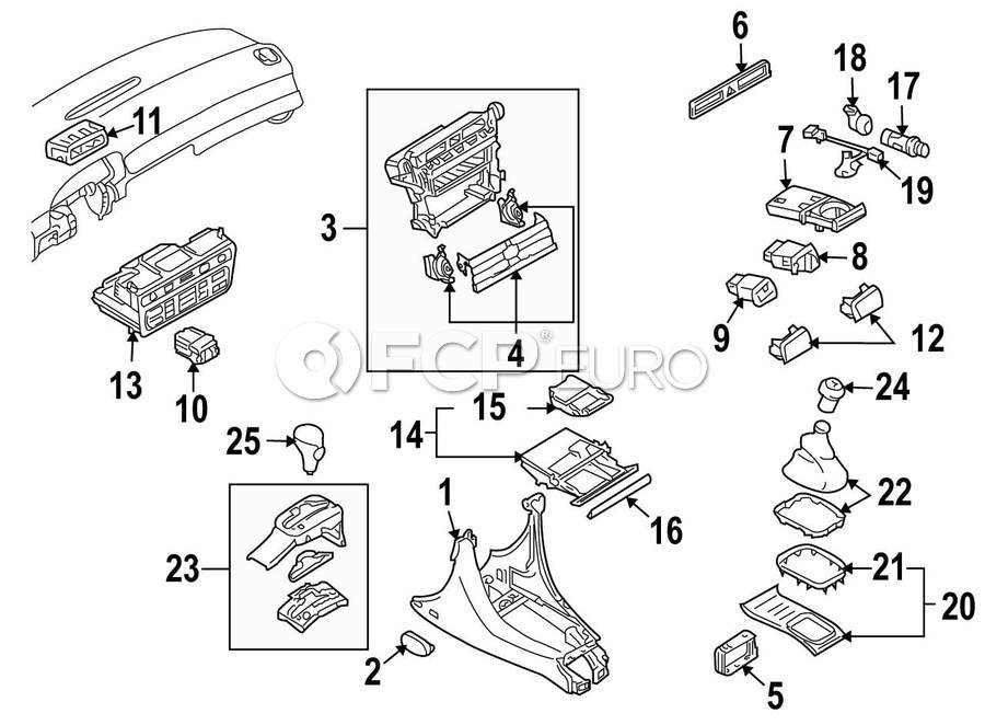 Audi Hazard Warning Switch - Genuine Audi 4B0941509KB98 | FCP Euro