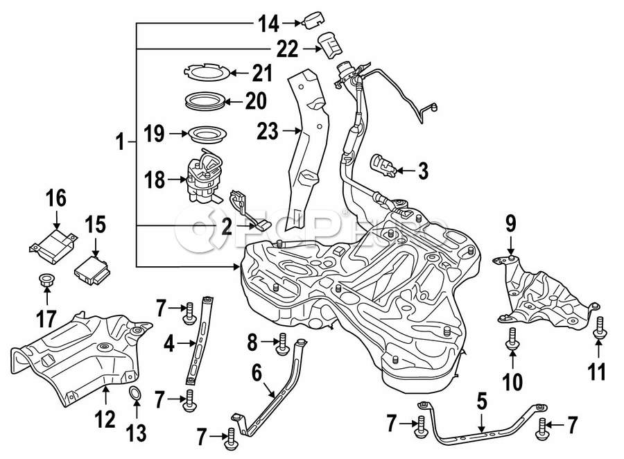 Audi Fuel Pump Driver Module - Genuine Audi 4K0906121D | FCP Euro