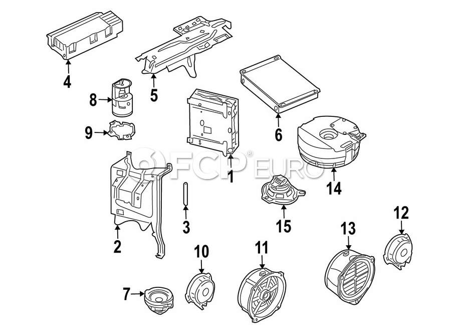 Audi VW Speaker - Genuine Audi VW 4L0035361A | FCP Euro