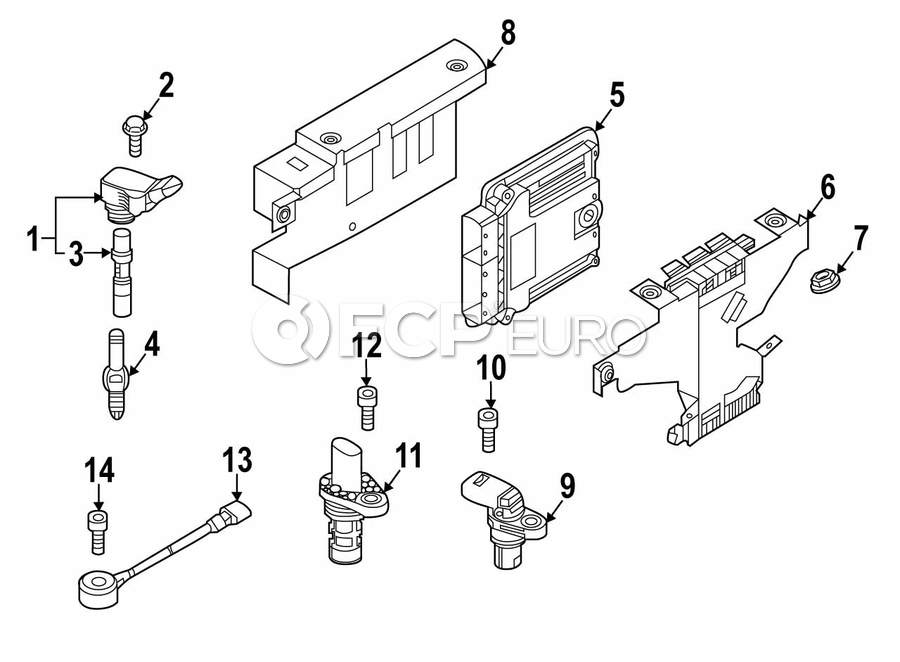 Volkswagen Engine Control Module - Genuine VW 83A907115F55N | FCP Euro