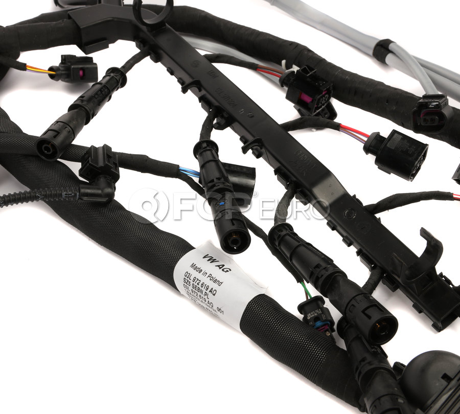 VW Engine Wiring Harness - Genuine VW 03L972619AQ | FCP Euro